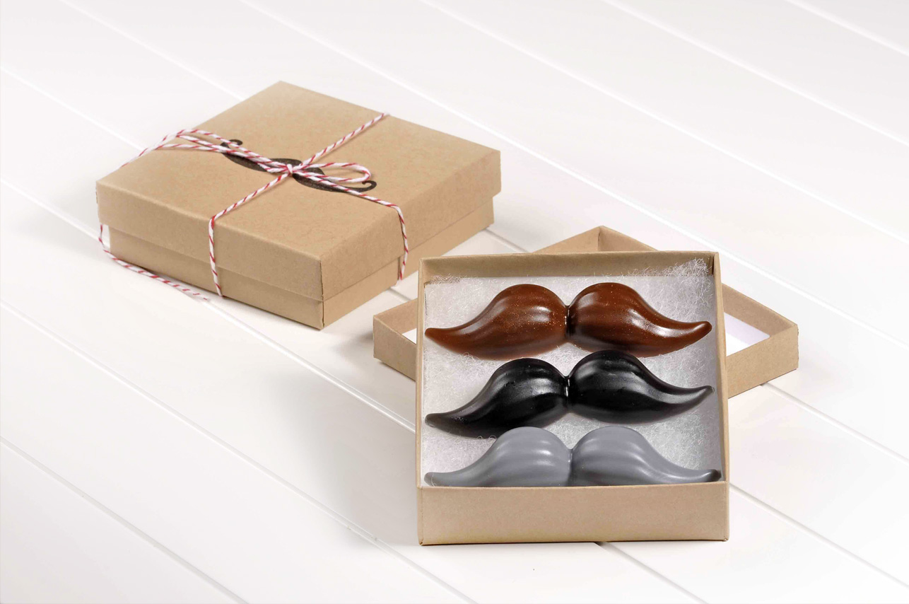 Fancy Mustache Gift Set on Luulla
